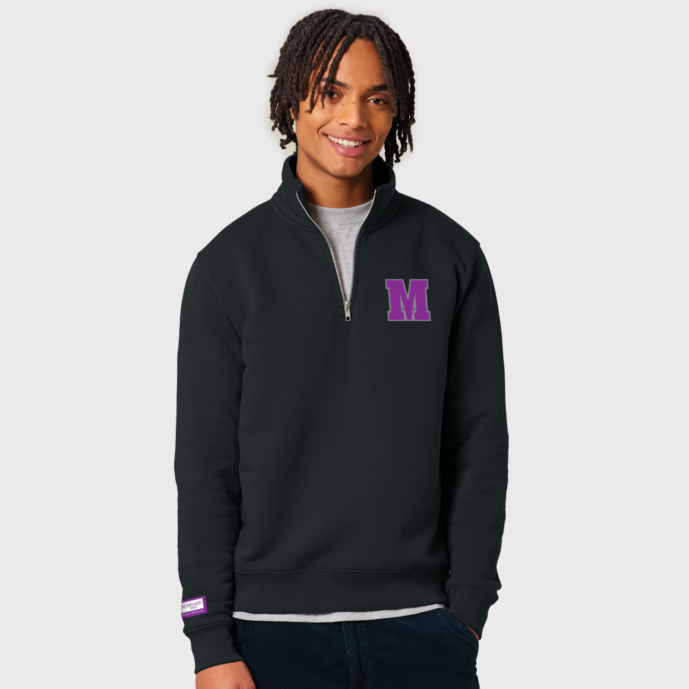 M Quarter Zip Jumper | Official Merchandise | University of Manchester ...